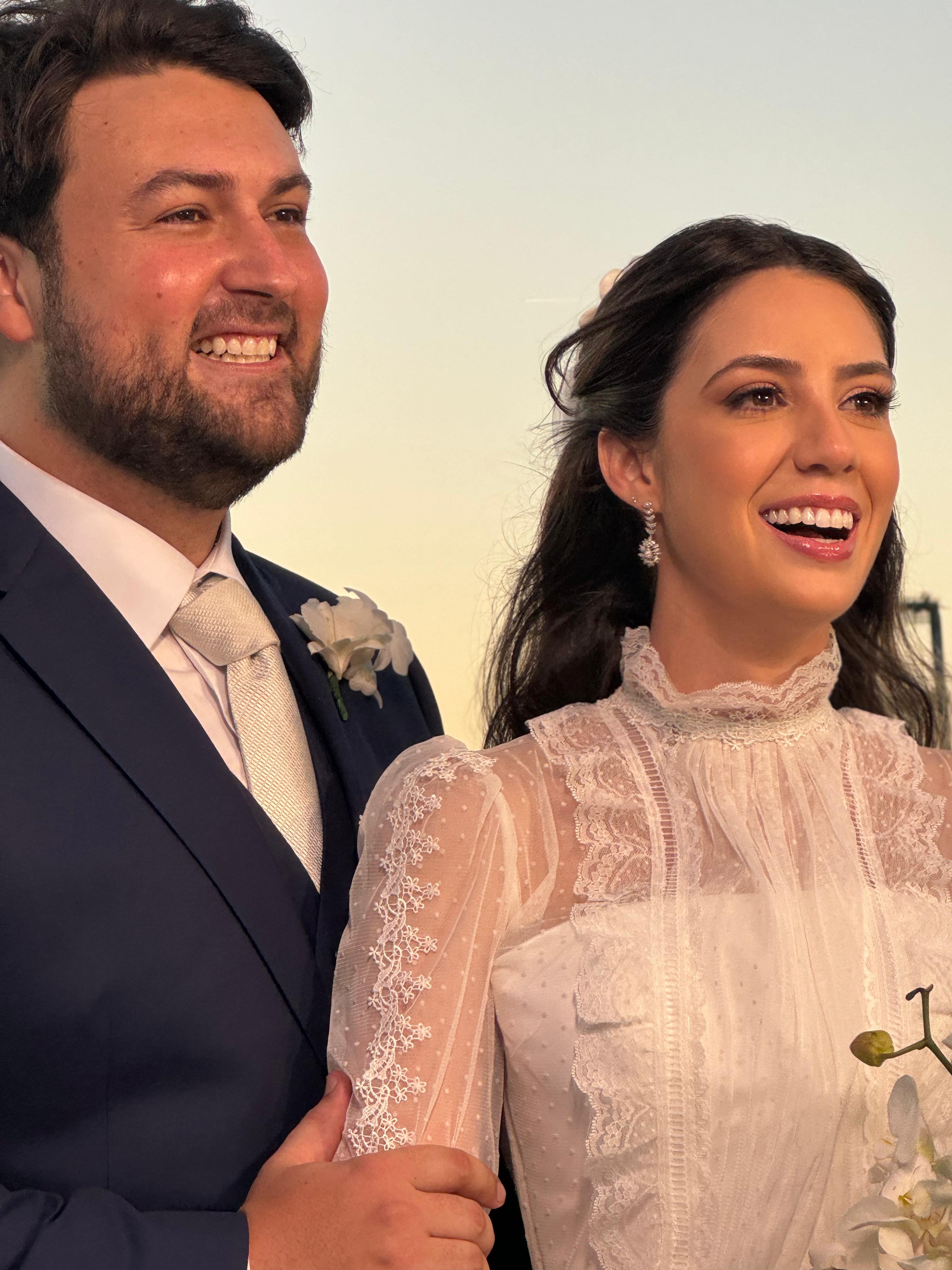Fotos: Caroline Vaz e Willy Teixeira se casaram em cerimônia na Chácara ...