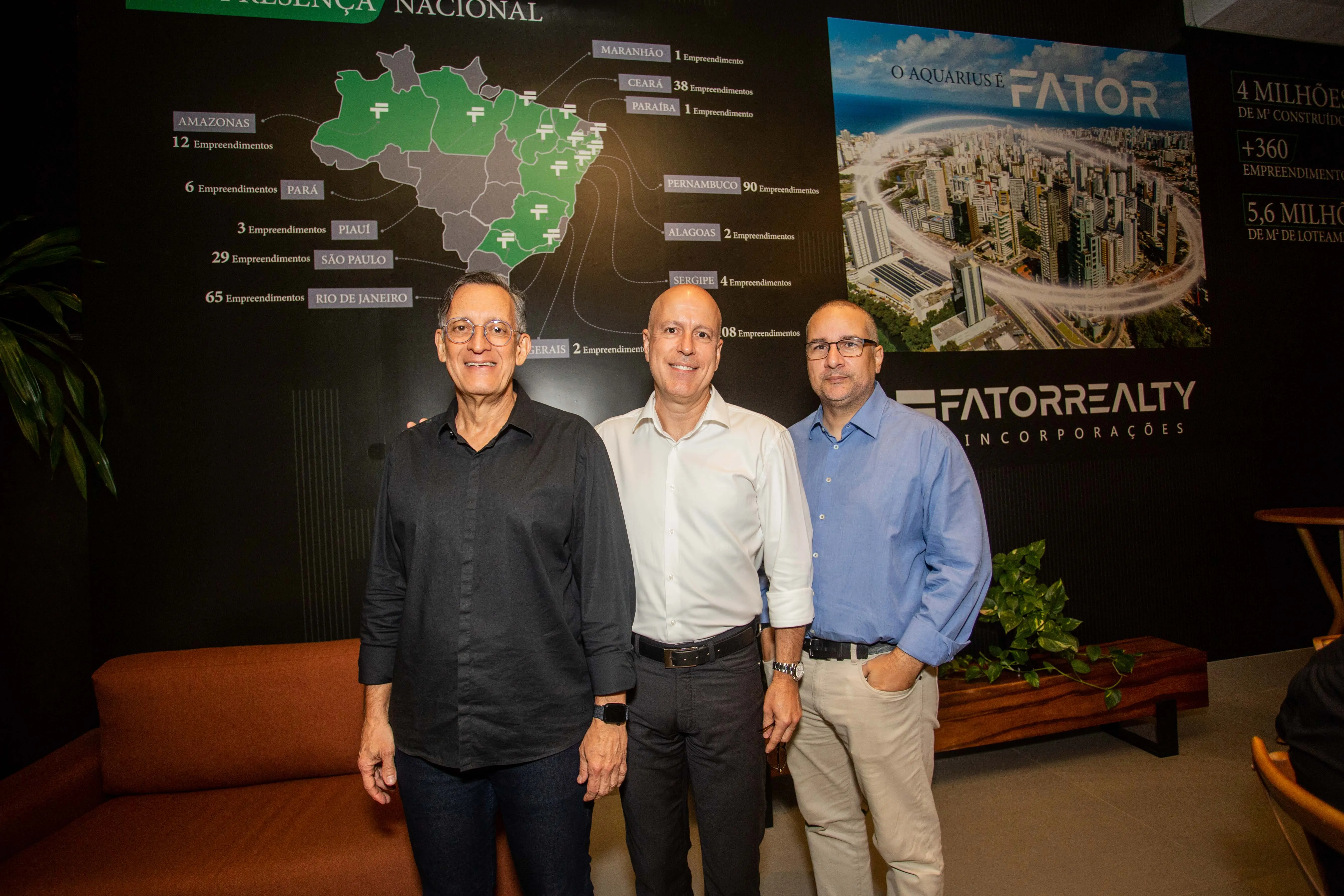 Fator Realty reuniu parceiros em noite de gastronomia e conhecimento