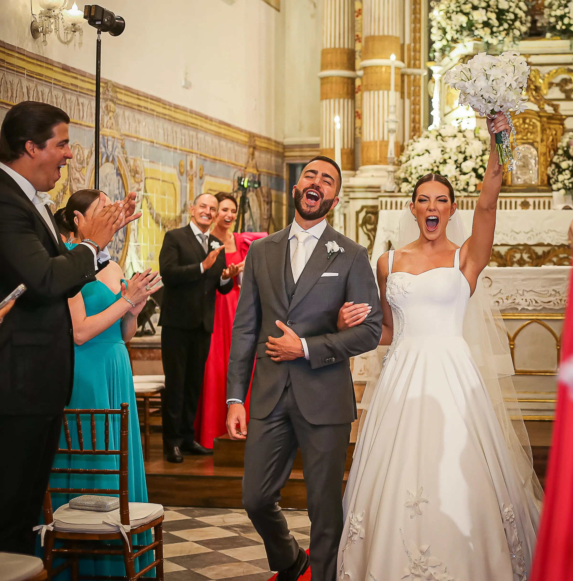 Casamento de Pati Guerra e Rafa Marques reuniu convidados