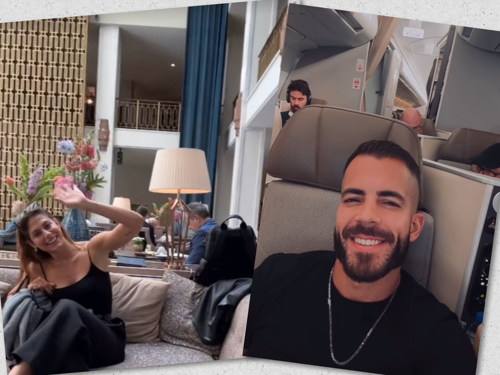 Pipo Marques e Mari Gonzalez desembarcam juntos em Portugal - Anota Bahia