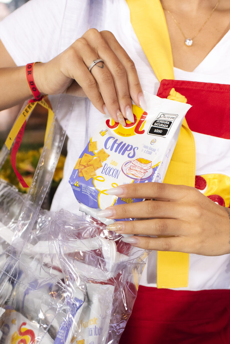 Degustação de Sol Chips compõe ativação da marca no Bonfim House ...