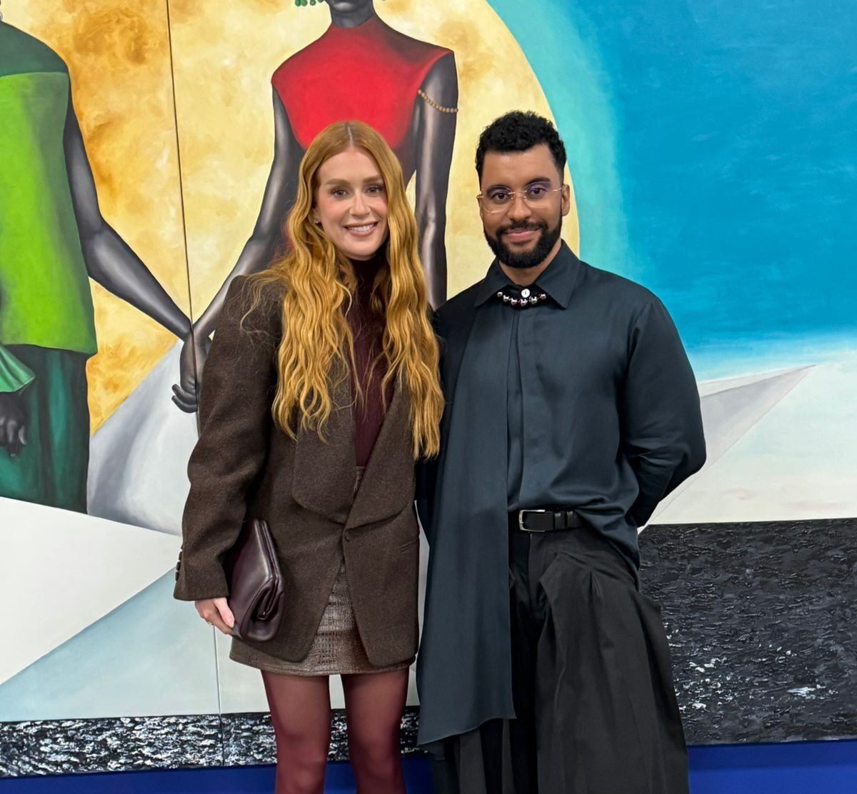 Marina Ruy Barbosa prestigia mostra de Igor Rodrigues na SP-Arte - Anota Bahia