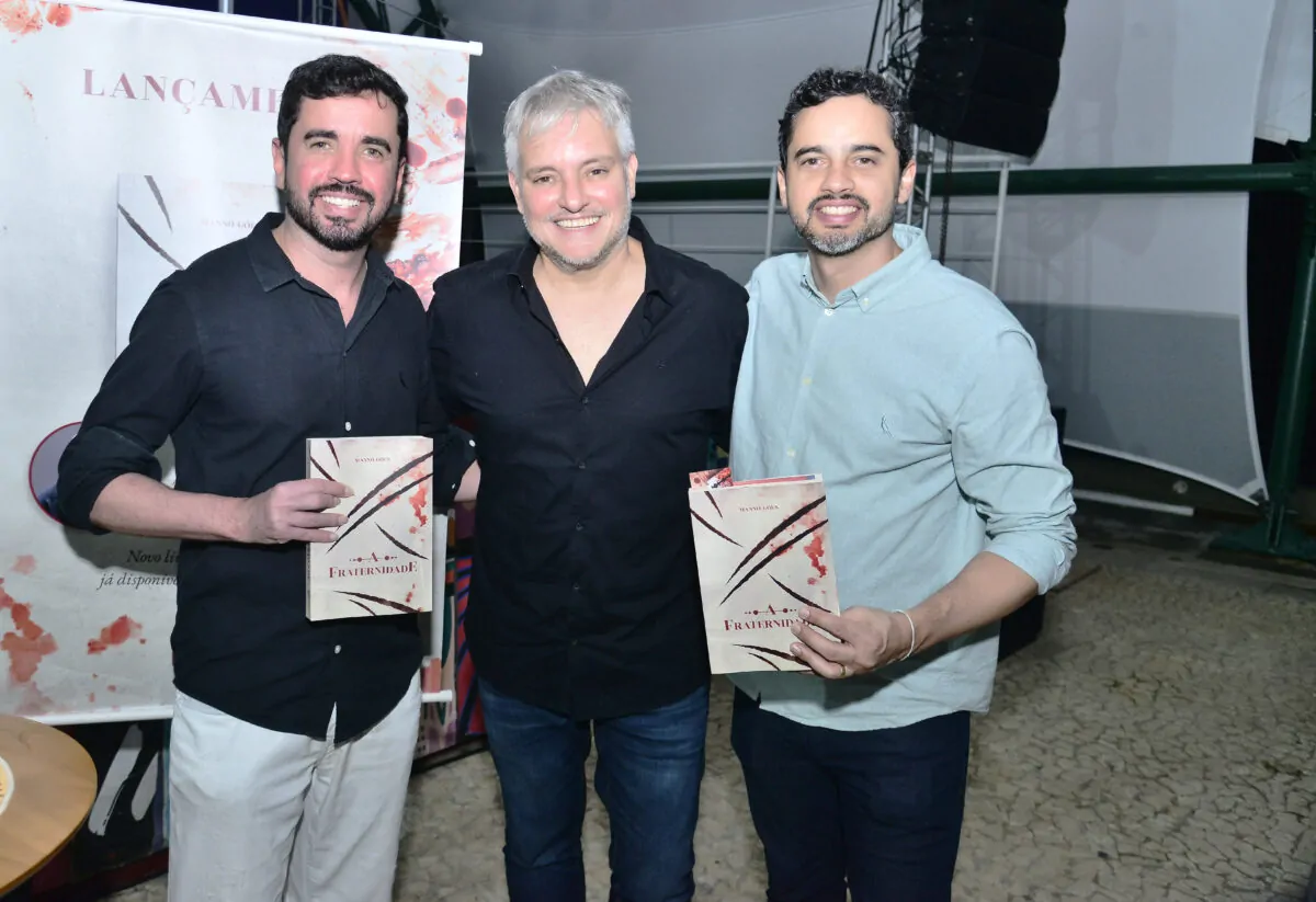 Manno Góes lançou o romance 'A Fraternidade' em Salvador