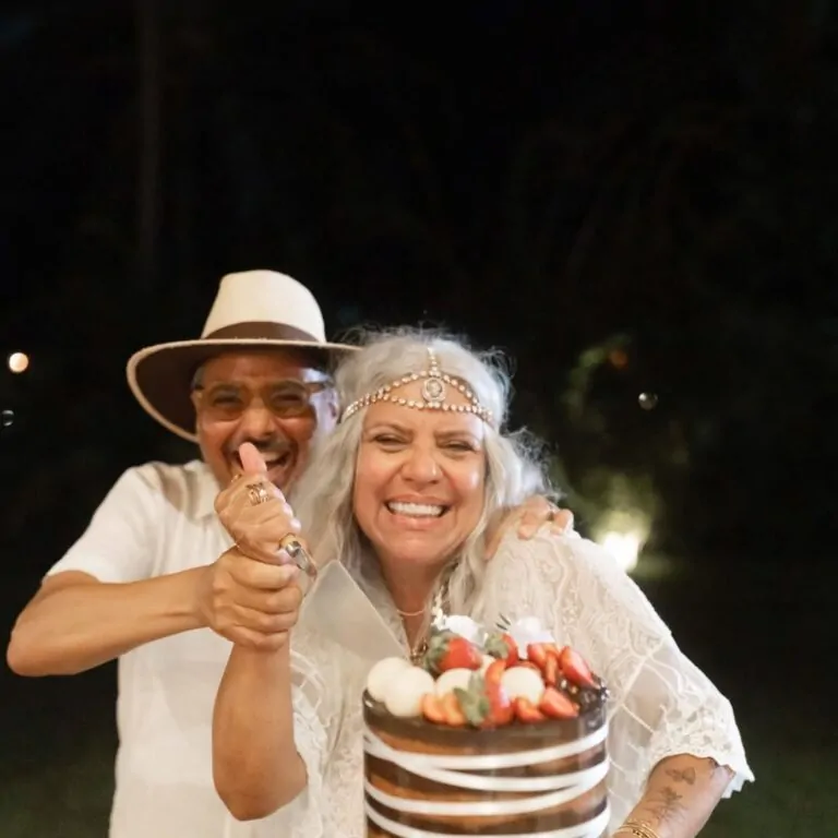 Astrid Fontenelle e Fausto Franco celebram bodas na Bahia